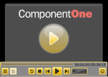 Using C1MediaPlayer Themes ComponentOne MediaPlayer For WPF And Silverlight
