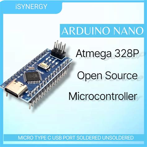 Arduino Nano Atmega328p Ch340 Micro Type C Usb Controller Shopee