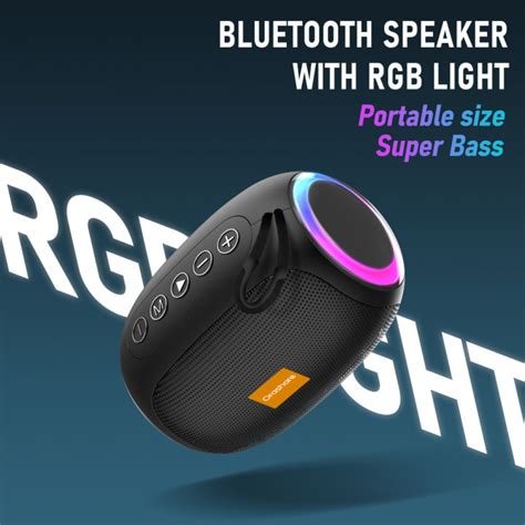 Orashare Bs03 Bluetooth Speaker With Rgb Light Tws Portable Speaker Wireless Bluetooth Speaker