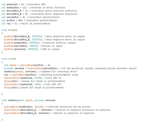 Week 4 Motor Embedded Application Arduino Bryns Blog