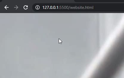 Css My Custom Cursor Doesnt Work If I Use The LiveServer Port But