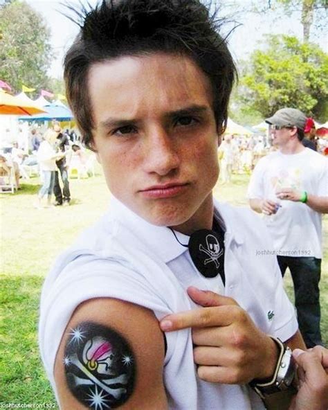 His Fake Tat Josh Hutcherson Josh Actors