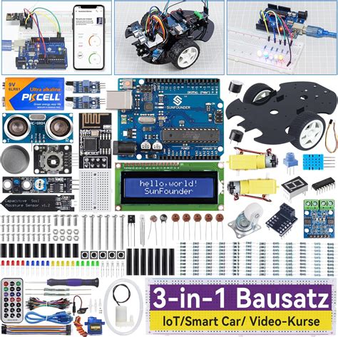 miuzei starter kit für arduino r3 projekte mit mikrocontroller lcd1602