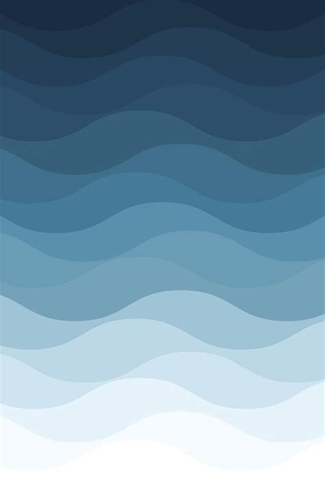 Gradient Blue Wave Pattern Background Design