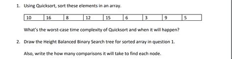 Solved Draw The Height Balanced Binary Search Tree For Chegg