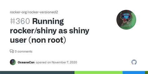 running rocker shiny as shiny user non root · issue 360 · rocker org