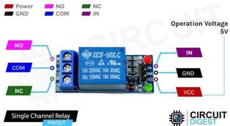 Подключение модуля реле к arduino схема и программа