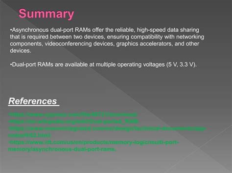 Dual Port Ram Dpram Pptx
