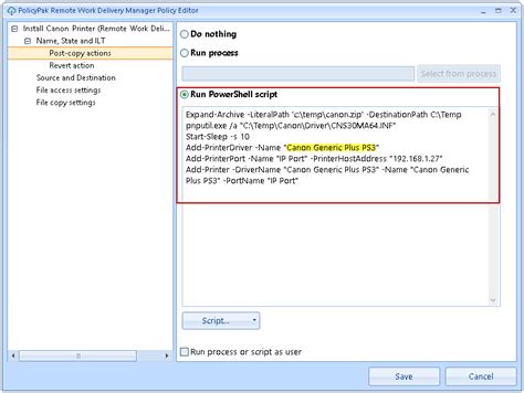 05 how to deploy a tcp ip printer using policypak remote work delivery
