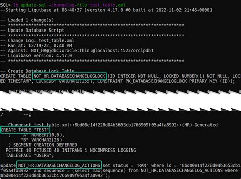 Dropping An Oracle Table With SQLcl And Liquibase