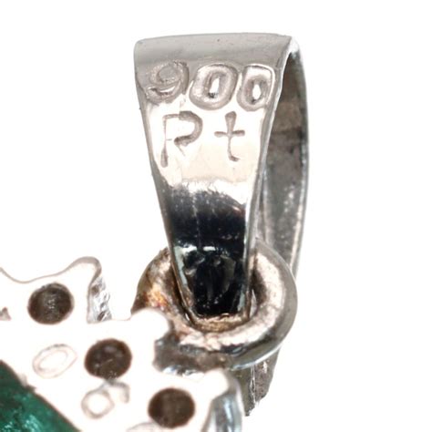 Pt900 エメラルド ダイヤモンド ペンダントトップ 1 9g E0 60ct D0 11ct Jt699 エメラルド ｜売買された