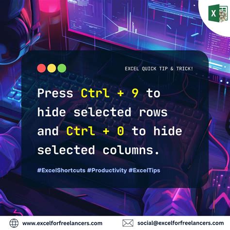 Randy Austin On Linkedin 🚀 Excel Tip Use Shortcuts To Hide Rows Or
