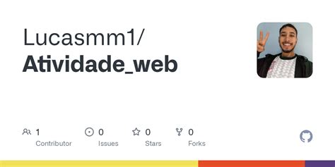 GitHub Lucasmm Atividade Web