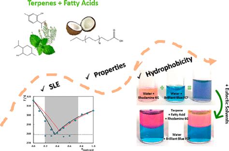 Tunable Hydrophobic Eutectic Solvents Based On Terpenes And Monocarboxylic Acidsacs Sustainable