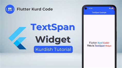 flutter textspan widget kurdish tutorial youtube