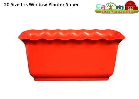 Rectangular 20 Size Iris Windows Planter Super At ₹ 179 Piece In Chennai