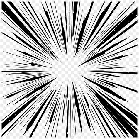방사형 버스트 광선 속도 라인 만화 프레임빠른관점 Png 일러스트 무료 다운로드 Lovepik