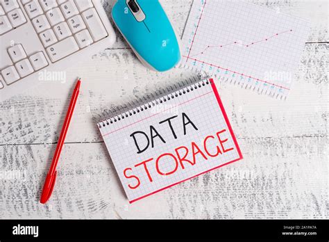 Conceptual Hand Writing Showing Data Storage Concept Meaning The Act