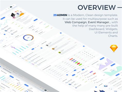 دانلود طرح رابط کاربری Ui Kit داشبورد و پنل ادمین 29admin
