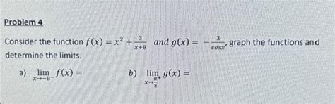 Solved Problem Consider the function f x x² determine Chegg com