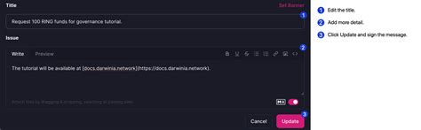 How To Submit A Proposal Darwinia Network Documentation