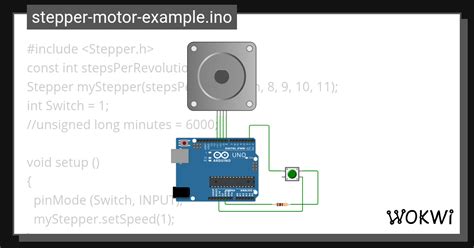 Stepper Chrono Wokwi ESP STM Arduino Simulator