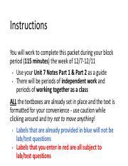 Human Anatomy Study Packet Overview Course Hero