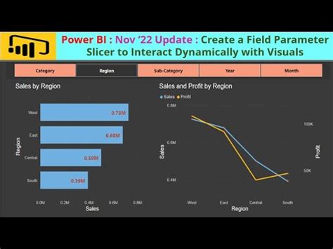 Power BI : Nov 2022 Update : Create a Field Parameter Slicer to Interact Dynamically with ...