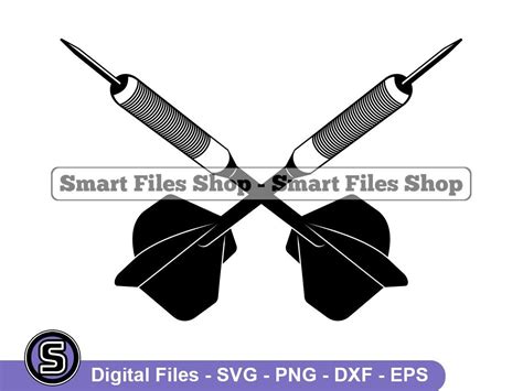 Dart Logo 2 Svg Darts Svg Dart Dxf Dart Png Dart Clipart Dart Files Eps Etsy Paper