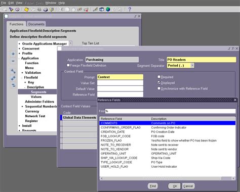Prashant Oracle Procurement Operations How To Use Reference Field On Dff
