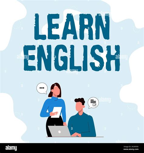 Hand Writing Sign Learn English Business Overview Universal Language