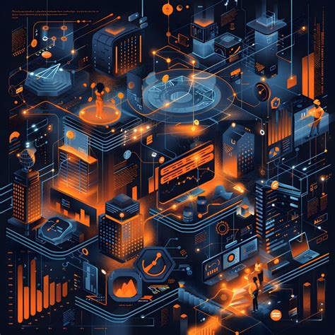 Premium Photo Analytics Abstraction Charting Tech Processes