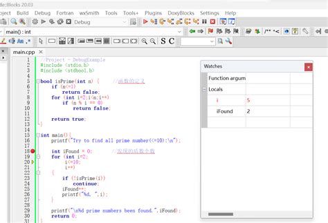 C C 程序的断点调试 CodeBlocks Python C C Club