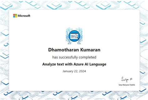 Dhamotharan Kumaran On Linkedin Analyzetext Azureailanguage Microsoftlearn Datadrivendecisions