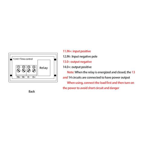 dc 12v dual led display timing delay relay module cycle timer digital