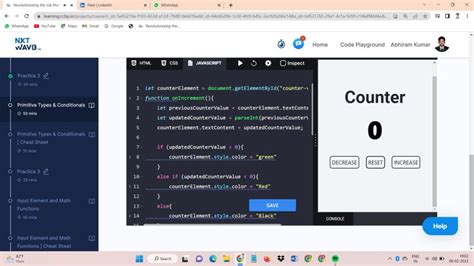 abhiram kadari on linkedin javascript nxtwaveccbp