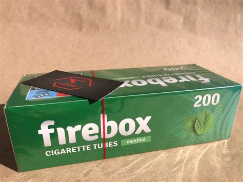 Гильзы для набивки сигарет Firebox Menthol 200шт. – фото, отзывы ...