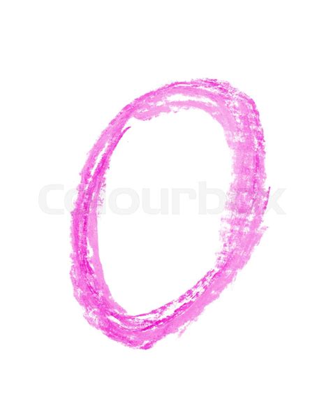 Hand Drawn Number Symbol Isolated Stock Image Colourbox