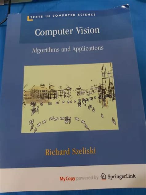 Computer Vision Algorithms And Applications Richard Szeliski Springer 5000 Picclick Ca