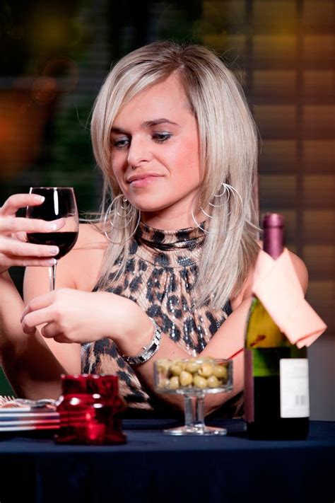 Restaurant Scene Stock Photo Image Of Adult Home Drinking