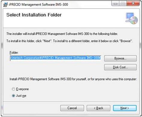 windows users unable to run the iprecio management software ims 300
