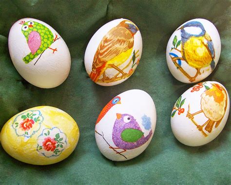 Мастер-класс по декупажу пасхальных яиц салфетками 2025 году: фото
