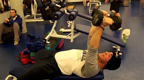Rolling Dumbbell Tricep Extension Youtube