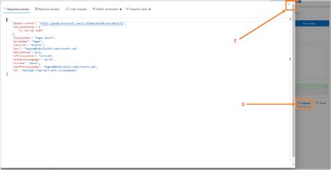 Trabajar Con El Probador De Graph Microsoft Graph Microsoft Learn