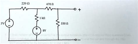 Solved A Load Resistor Of R1 Is Connected To The Output Terminals