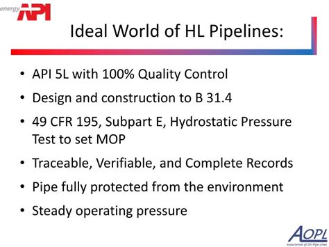 Ppt Fitness For Service An Overview For Hl Pipelines Powerpoint Presentation Id1400360