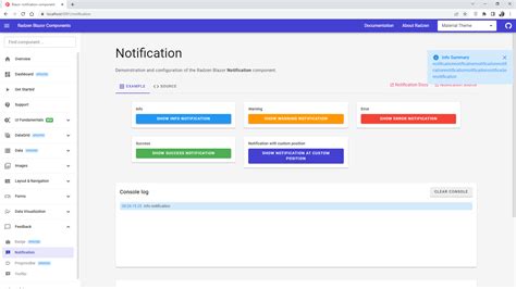 Size Of Notification Service Box And Wrapping Of Text Radzenblazor