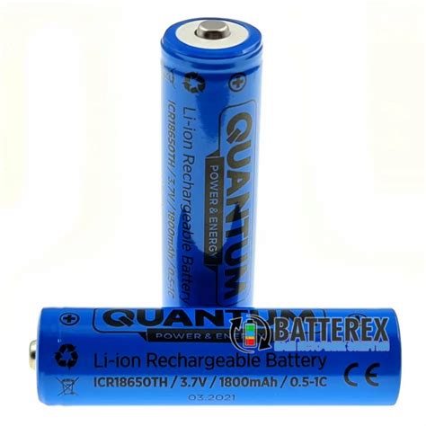 Аккумулятор 18650 Quantum ICR18650 1800mah 3.7V Button Top с выпуклым ...