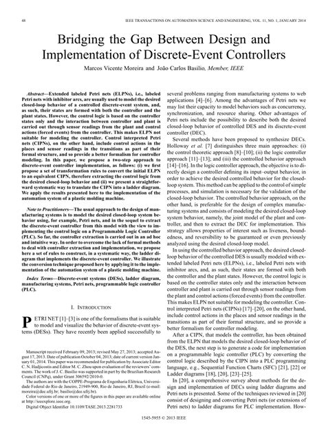 Pdf Bridging The Gap Between Design And Implementation Of Discrete