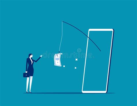 Mobile Phone Banking Scam Fraud Link To Steal Money Phishing Bait Website Or Online Crime